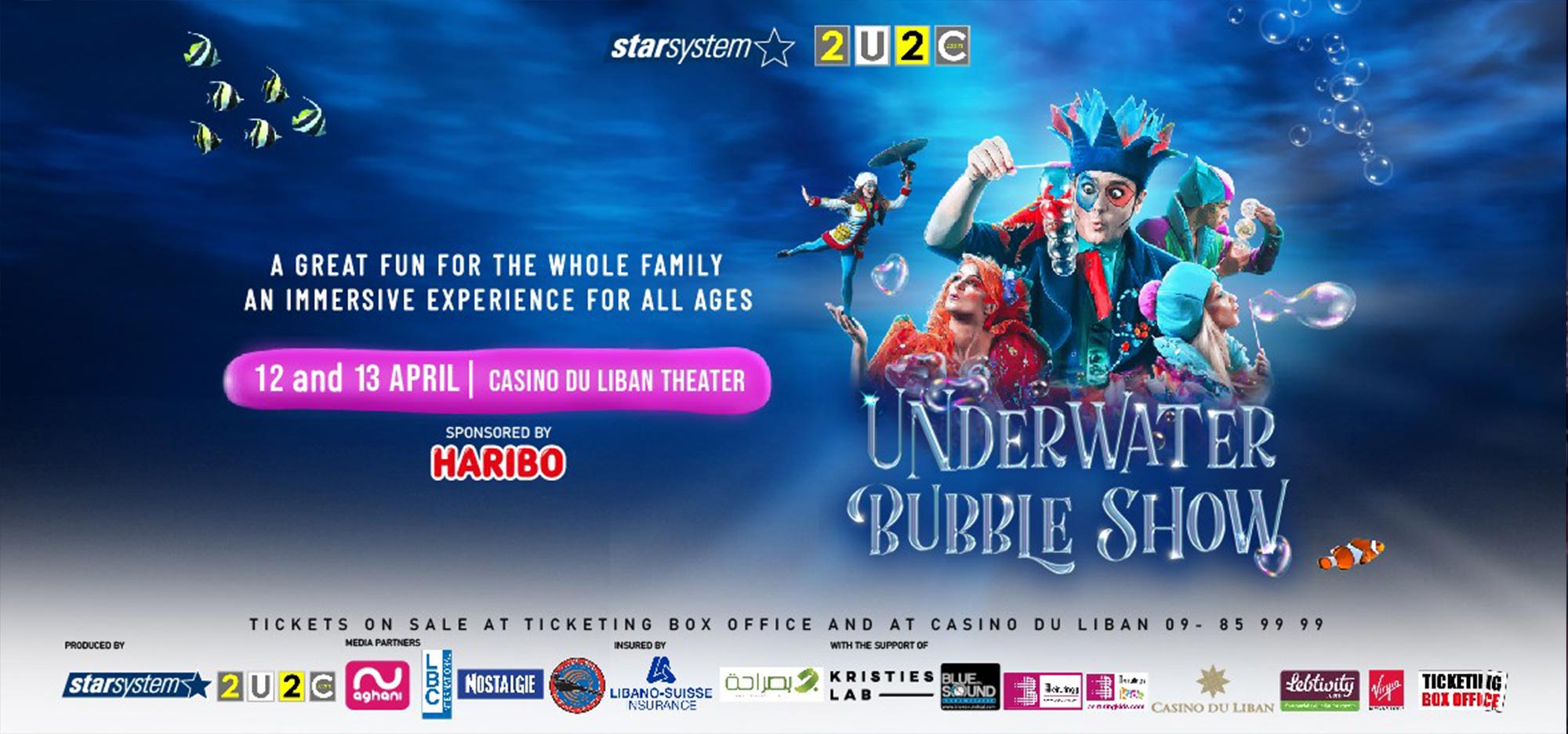 Beiruting | Events | UNDERWATER BUBBLE SHOW